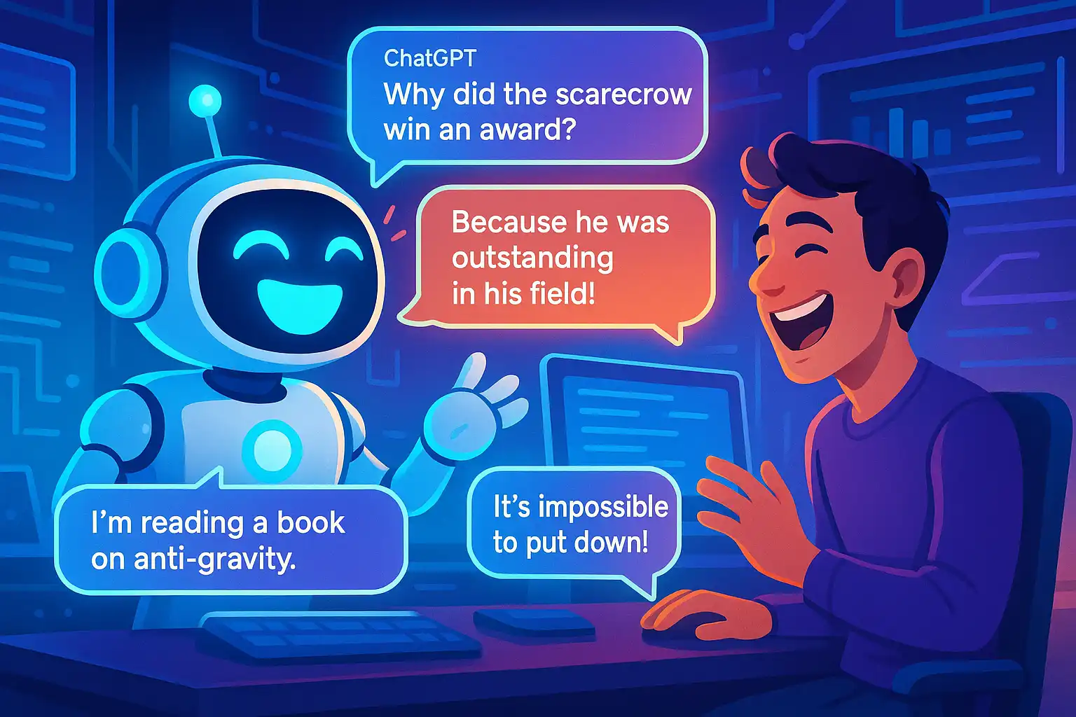 167+ ChatGPT Jokes, One-Liners, Dad Jokes - NewPun